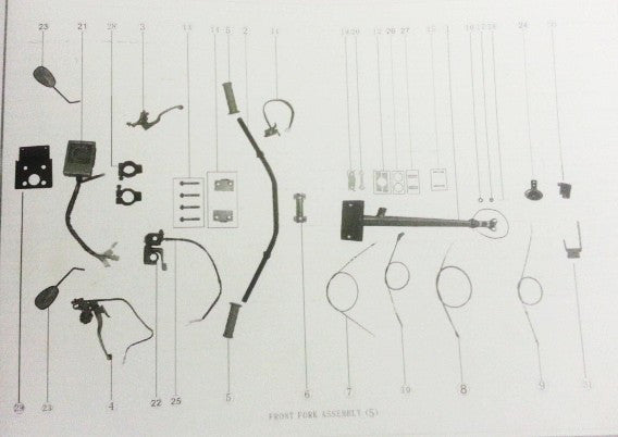 Throttle Cable For Bashan BS200S-7 Road Legal Chinese Quad Bike 200cc – Orange Imports
