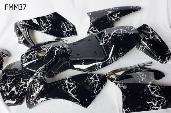 FMM08 Mini Moto Complete Fairing kit plastics cream – Orange Imports