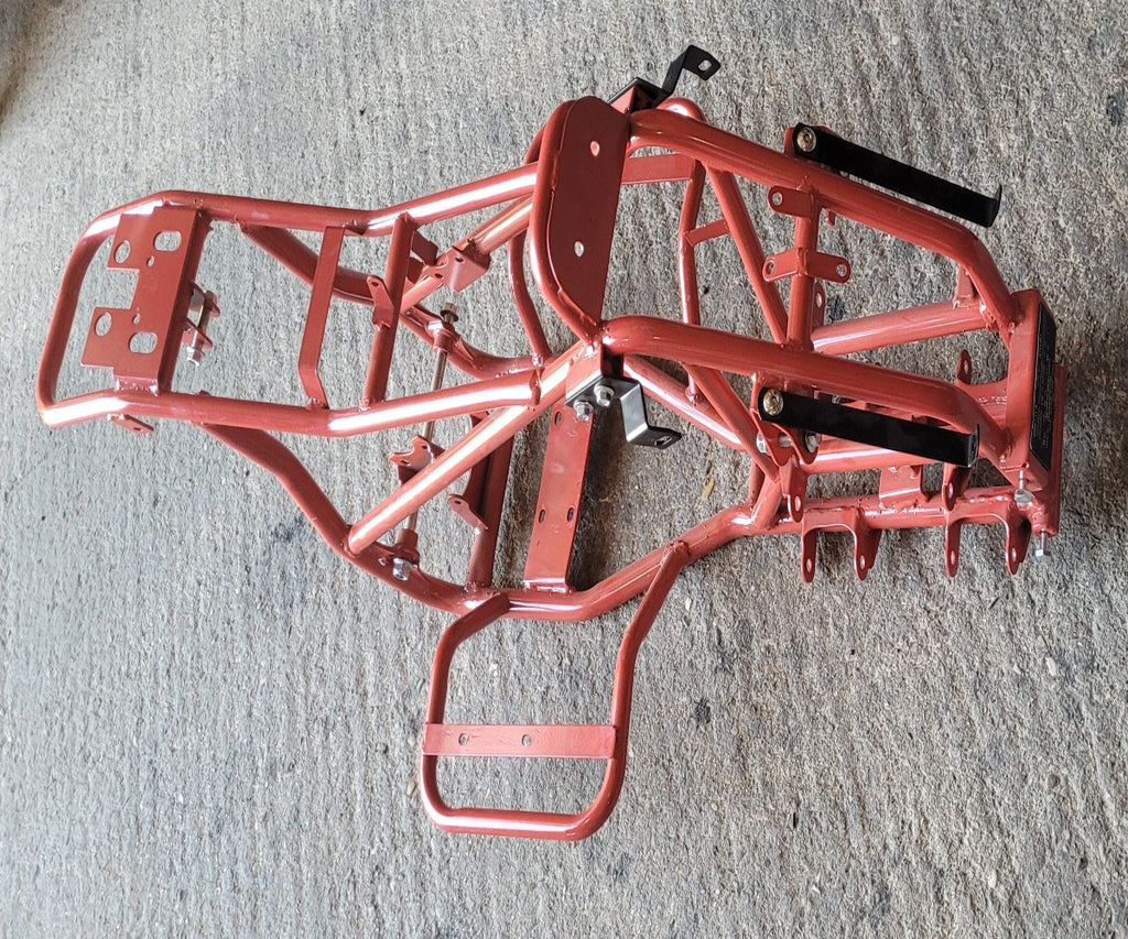FRA35 RED QUAD BIKE FRAME 4 STROKE 110CC QUAD BIKE ATV FRAME CHASSIS P ...