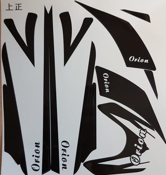 ST101 YELLOW STICKER DECAL KIT FOR STORM 49CC MINI DIRT BIKE 27 ...