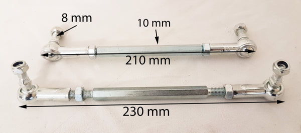 TR006 210MM TRACK ROD STEERING ARM 49CC 2 STROKE MINI QUAD BIKE ...